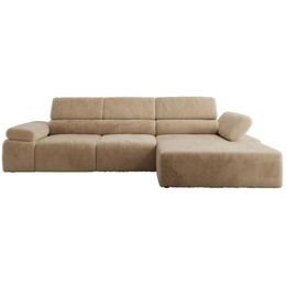 Höffner Ecksofa mit Sitzvorzug Rilasso beige Maße (cm): B: 296 H: 66 » Höffner