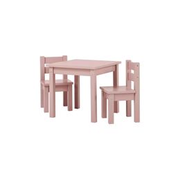 Hoppekids Sitzgruppe 3er-Set Mads rosa/pink Maße (cm): B: 28 H: 50 » Höffner