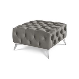 S-STYLE Hocker Wilhelm grau Ma&szlig;e (cm): B: 80 H: 45 &raquo; H&ouml;ffner