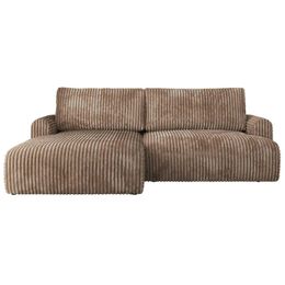 H&ouml;ffner Ecksofa mit Schlaffunktion Tono braun Ma&szlig;e (cm): B: 260 H: 95 &raquo; H&ouml;ffner