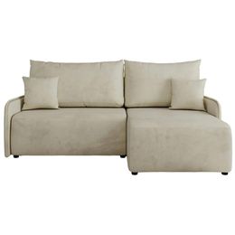 Höffner Ecksofa mit Schlaffunktion Arpa beige Maße (cm): B: 198 H: 93 » Höffner