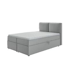 S-STYLE Boxbett mit Stauraum und Topper H3 Uma &brvbar; grau &brvbar; Ma&szlig;e (cm): B: 140 H: 103 &raquo; H&ouml;ffner