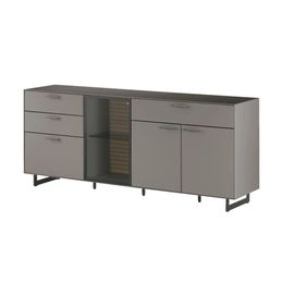 Wohnwert Sideboard Spektrum grau Maße (cm): B: 197 H: 83 T: 46.0 » Höffner