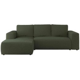Höffner Ecksofa Beige mit Schlaffunktion Trentino grün Maße (cm): B: 266 H: 89 » Höffner