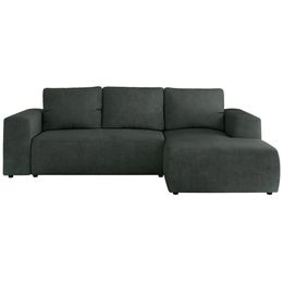 Höffner Ecksofa Beige mit Schlaffunktion Trentino grau Maße (cm): B: 266 H: 89 » Höffner