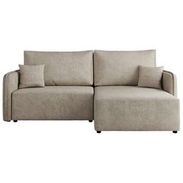 Höffner Ecksofa mit Schlaffunktion Mesto beige Maße (cm): B: 227 H: 93 » Höffner