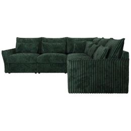 Höffner Ecksofa Veroso ¦ grün ¦ Maße (cm): B: 270 H: 93 » Höffner