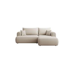 Selsey Ecksofa Ovo Mini creme Maße (cm): B: 238 H: 93 » Höffner