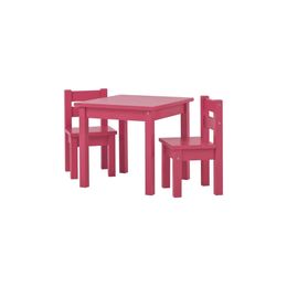 Hoppekids Sitzgruppe 3er-Set Mads ¦ rosa/pink ¦ Maße (cm): B: 28 H: 50 » Höffner