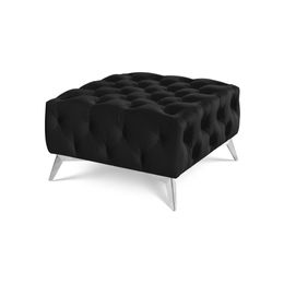 S-STYLE Hocker Wilhelm &brvbar; schwarz &brvbar; Ma&szlig;e (cm): B: 80 H: 45 &raquo; H&ouml;ffner