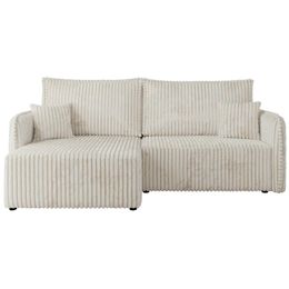 Höffner Ecksofa mit Schlaffunktion Mesto ¦ beige ¦ Maße (cm): B: 227 H: 93 » Höffner