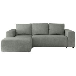 Höffner Ecksofa Beige mit Schlaffunktion Trentino grau Maße (cm): B: 266 H: 89 » Höffner