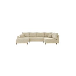 Höffner Wohnlandschaft Trygve ¦ beige ¦ Maße (cm): B: 310 H: 81 » Höffner