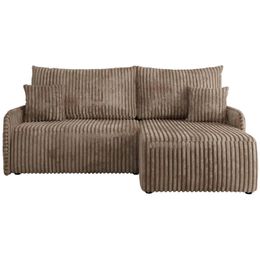 H&ouml;ffner Ecksofa mit Schlaffunktion Arpa braun Ma&szlig;e (cm): B: 198 H: 93 &raquo; H&ouml;ffner
