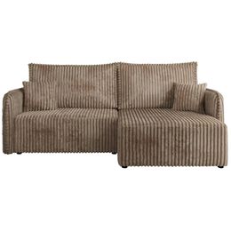 H&ouml;ffner Ecksofa mit Schlaffunktion Mesto braun Ma&szlig;e (cm): B: 227 H: 93 &raquo; H&ouml;ffner