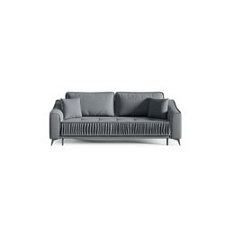 Selsey Schlafsofa Louisos grau Maße (cm): B: 249 H: 100 » Höffner