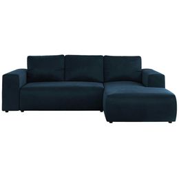 Höffner Ecksofa Beige mit Schlaffunktion Trentino blau Maße (cm): B: 266 H: 89 » Höffner