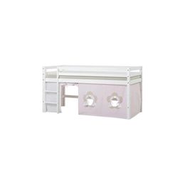 Hoppekids Vorhang f&uuml;r Spielbett 90x200 Fairytale Flower rosa/pink Ma&szlig;e (cm): B: 380 H: 72 &raquo; H&ouml;ffner