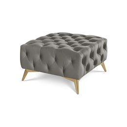 S-STYLE Hocker Wilhelm grau Ma&szlig;e (cm): B: 80 H: 45 &raquo; H&ouml;ffner