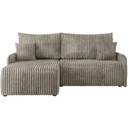 H&ouml;ffner Ecksofa mit Schlaffunktion Arpa braun Ma&szlig;e (cm): B: 198 H: 93 &raquo; H&ouml;ffner