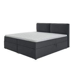 S-STYLE Boxbett mit Stauraum und Topper H3 Uma &brvbar; grau &brvbar; Ma&szlig;e (cm): B: 200 H: 103 &raquo; H&ouml;ffner