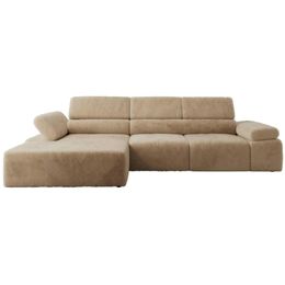 Höffner Ecksofa mit Sitzvorzug Rilasso beige Maße (cm): B: 296 H: 66 » Höffner