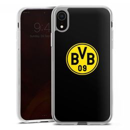 DeinDesign iPhone Xr Handy Silikon H&uuml;lle Case transparent Handyh&uuml;lle Logo Borussia Dortmund Bvb Silikon Case