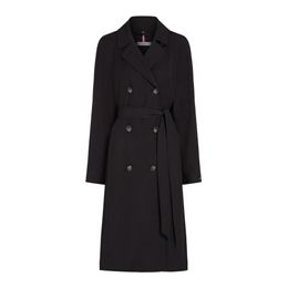 Tommy Hilfiger Between-Seasons Coat 'ESSENTIAL FLUID TRENCH' female Black size 38