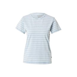 Guess Jeans T-Shirt Damen Gr&ouml;&szlig;e L taubenblau / wei&szlig;