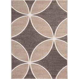 Teppich LUXOR living "Sorren, LAGERRÄUMUNG", braun (hellbraun, höhe 35 mm), B:230cm L:170cm, Kunstfaser, Polyester, Teppiche, Sonderposten, moderne Designs, verschiedene Qualitäten & Höhen