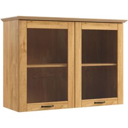 Hängeschrank Home Affaire, B:105cm H:75cm T:37cmnatur, Massivholz, Küche, Schränke, "Teramo"