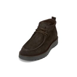 Marc O'Polo MARC O'POLO Herren Schlupfboots "aus Velours-Rindleder", Gr. 44coffee, Obermaterial: 100% Leder (Rind), unifarben, Schuhe