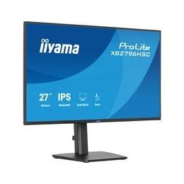 iiyama ProLite XB2796HSC-B1, LED-Monitor 68.6 cm (27 Zoll), schwarz (matt), FullHD, IPS, HDMI, DP, USB-C, USB-Hub, 144Hz Panel