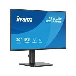 iiyama ProLite XB2496HSC-B1, LED-Monitor 60.5 cm (24 Zoll), schwarz (matt), FullHD, IPS, HDMI, DP, USB-C, USB-Hub, 144Hz Panel