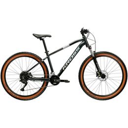 Mountainbike KROSS "KROSS Mountainbike Hardtail 29" Hexagon 5.0 ULT.RA grün 18 Gänge" Gr. 46, grün, schwarz, Fahrräder, 46cm, 29 Zoll (73,66cm) hinten: 29 Zoll (73,66cm)