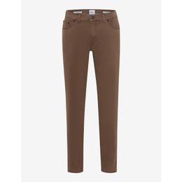 Brax Herren Five-Pocket-Hose Style COOPER TT NOUGAT, braun, Gr. 30/30