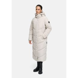 Winterjacke Marikoo "Ranja", Damen, Gr. L, bone, Obermaterial: 100% Polyester; Futter: 100% Polyester; Wattierung: 100% Polyester; Ärmelfutter: 100% Polyester, Jacken, mit fester Kapuze und hohem Stehkragen