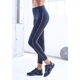 active by Lascana Leggings LASCANA ACTIVE, Damen, Gr. M (40/42), N-Gr, schwarz, Jersey, Obermaterial: 95% Baumwolle, 5% Elasthan, unifarben, figurbetont lang, Hosen Leggings, mit breitem Komfortbund