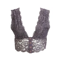 Free People BH 'HEARTBREAKER' Damen Gr&ouml;&szlig;e 75 grau