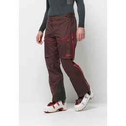 Skihose Jack Wolfskin "ALPSPITZE PRO 3L PANTS M", Herren, Gr. 54, Normalgrößen, rot (rot, earth), 1. OBERSTOFF 100% POLYAMID 2. OBERSTOFF 100% POLYAMID 1.FUTTER 100% POLYESTER 2.FUTTER 100% POLYESTER 3.FUTTER 75% POLYAMID, 25% ELASTHAN, Hosen