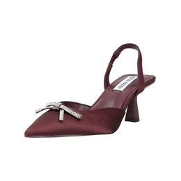 Slingpumps Steve Madden "Steve Madden Pumps Textil", Damen, Gr. 37, weinrot, Textil, Schuhe Slingpumps