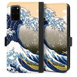 DeinDesign Galaxy S20 Plus 5G Handy Klapphülle Handyhülle aus Kunst Leder schwarz Flip Case Katsushika Hokusai Kunst Die Große Welle Vor Kanagawa Sideflip mit 