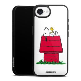 DeinDesign iPhone 16e Handy Gallery Case Handyh&uuml;lle 9H Geh&auml;rtetes Glas R&uuml;ckseite H&uuml;lle Snoopy Peanuts Official Licensed Product Gallery Case