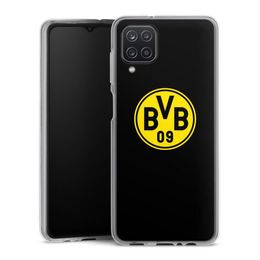 DeinDesign Galaxy A12 Handy Silikon H&uuml;lle Case transparent Handyh&uuml;lle Borussia Dortmund Logo Bvb Silikon Case