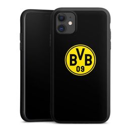 DeinDesign iPhone 11 Handy Premium Silikon H&uuml;lle Handyh&uuml;lle schwarz Case Logo Borussia Dortmund Bvb Silikon Premium Case
