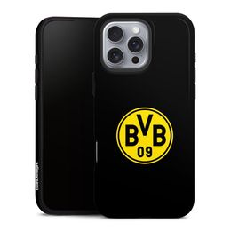 DeinDesign iPhone 16 Pro Max Handy Panzer Handyh&uuml;lle robuste Outdoor H&uuml;lle Schutzh&uuml;lle gl&auml;nzend Logo Borussia Dortmund Bvb Tough Case