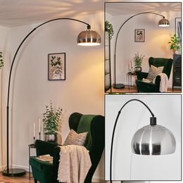 hofstein Baloca Bogenlampe 30 cm Schwarz, 1-flammig