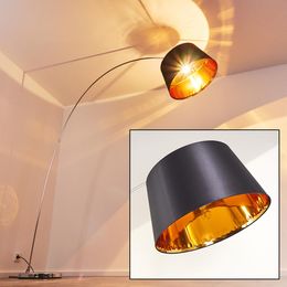 hofstein Lillby Bogenstehlampe Grau, 1-flammig, Stoffschirm
