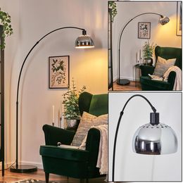 hofstein Baloca Bogenlampe 21,5 cm Schwarz, 1-flammig