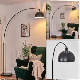 hofstein Baloca Bogenlampe 27 cm Schwarz, 1-flammig